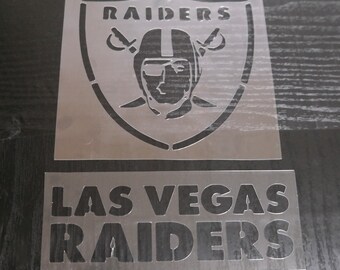 Raiders Stencil - Etsy