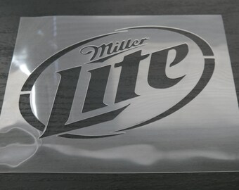 Miller Lite Stencil - Etsy UK
