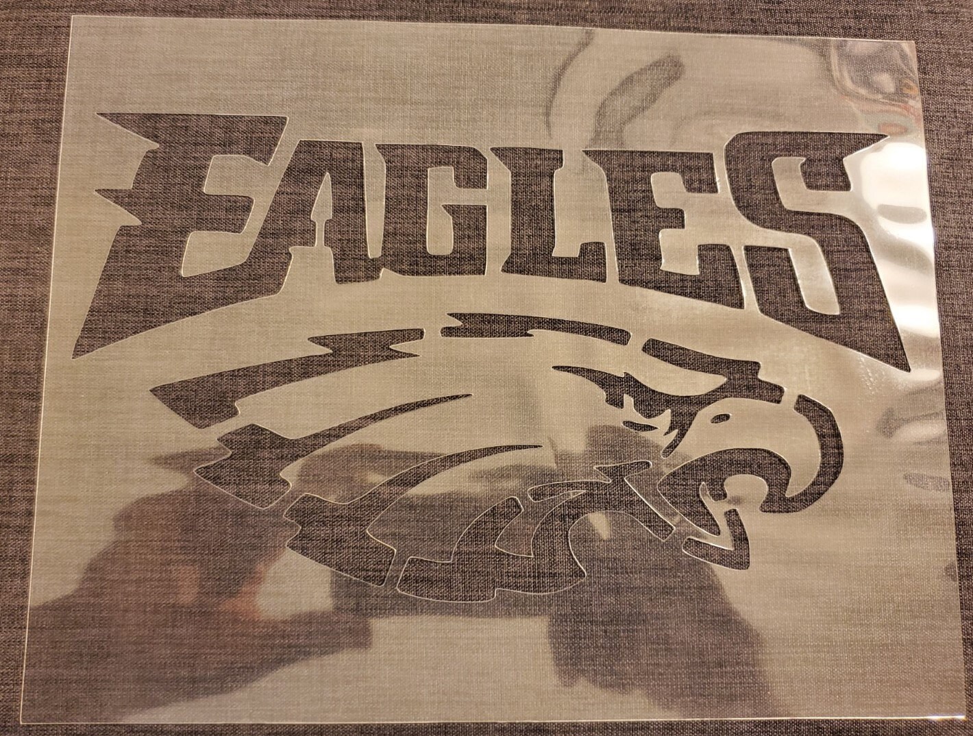 High Quality Philadelphia Eagles Stencil Etsy