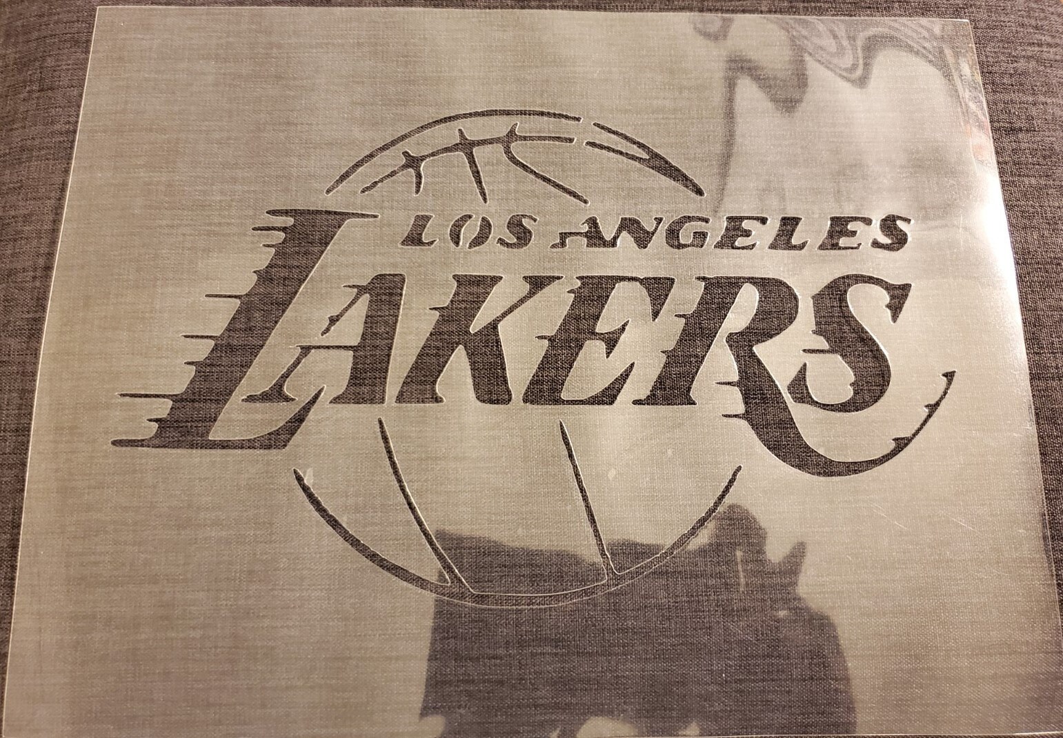 High Quality Los Angeles Lakers Stencil | Etsy