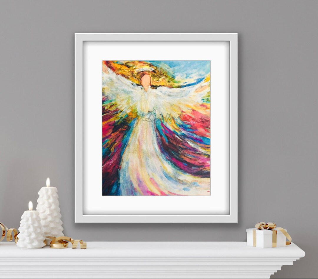 Angel Prints, Angel Art, Angel Wings, Angel Abstract Art, Angel Art ...