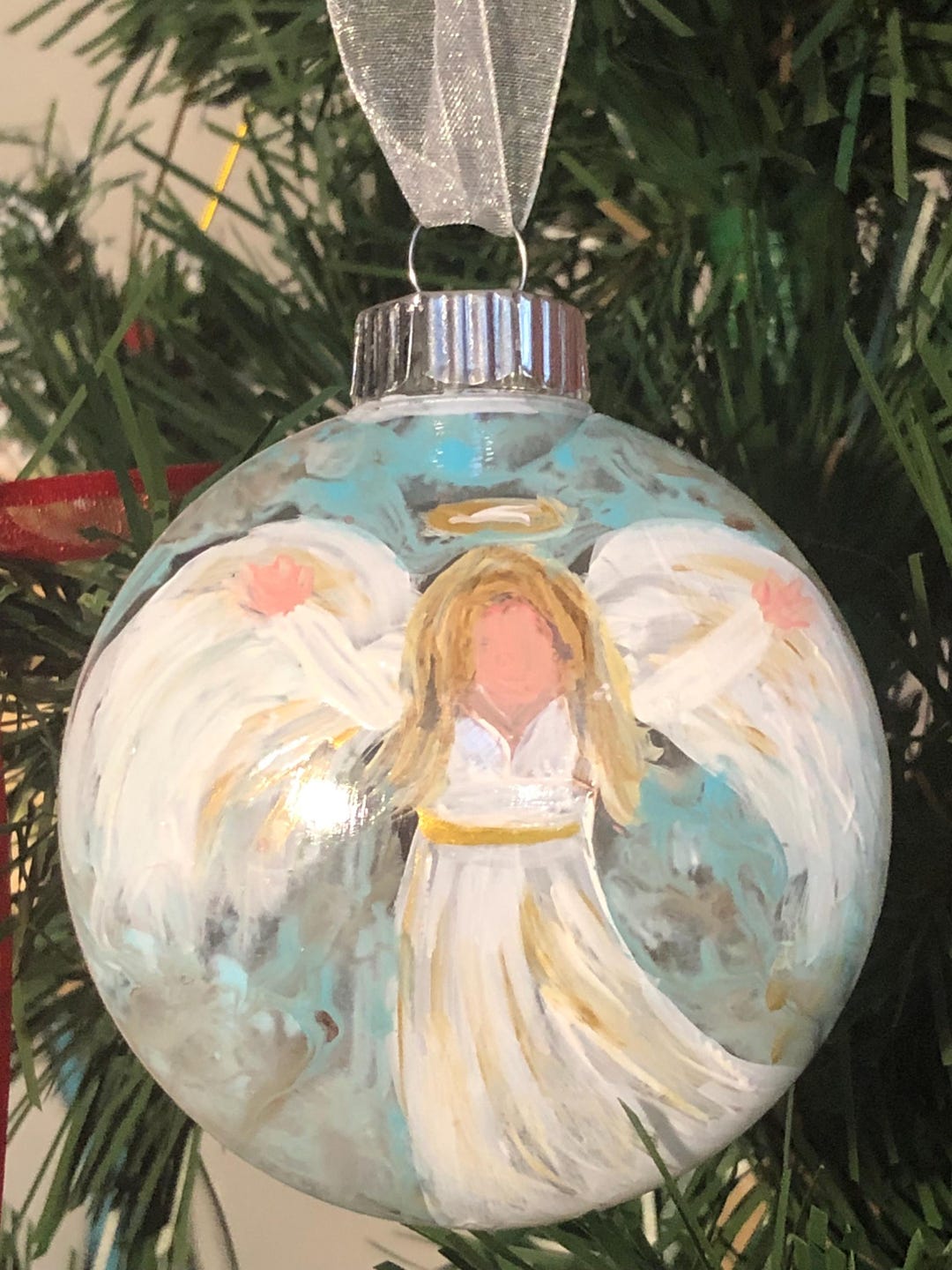 Christmas Ornament, Custom Angel Ornament, Personalized Angel Ornament ...