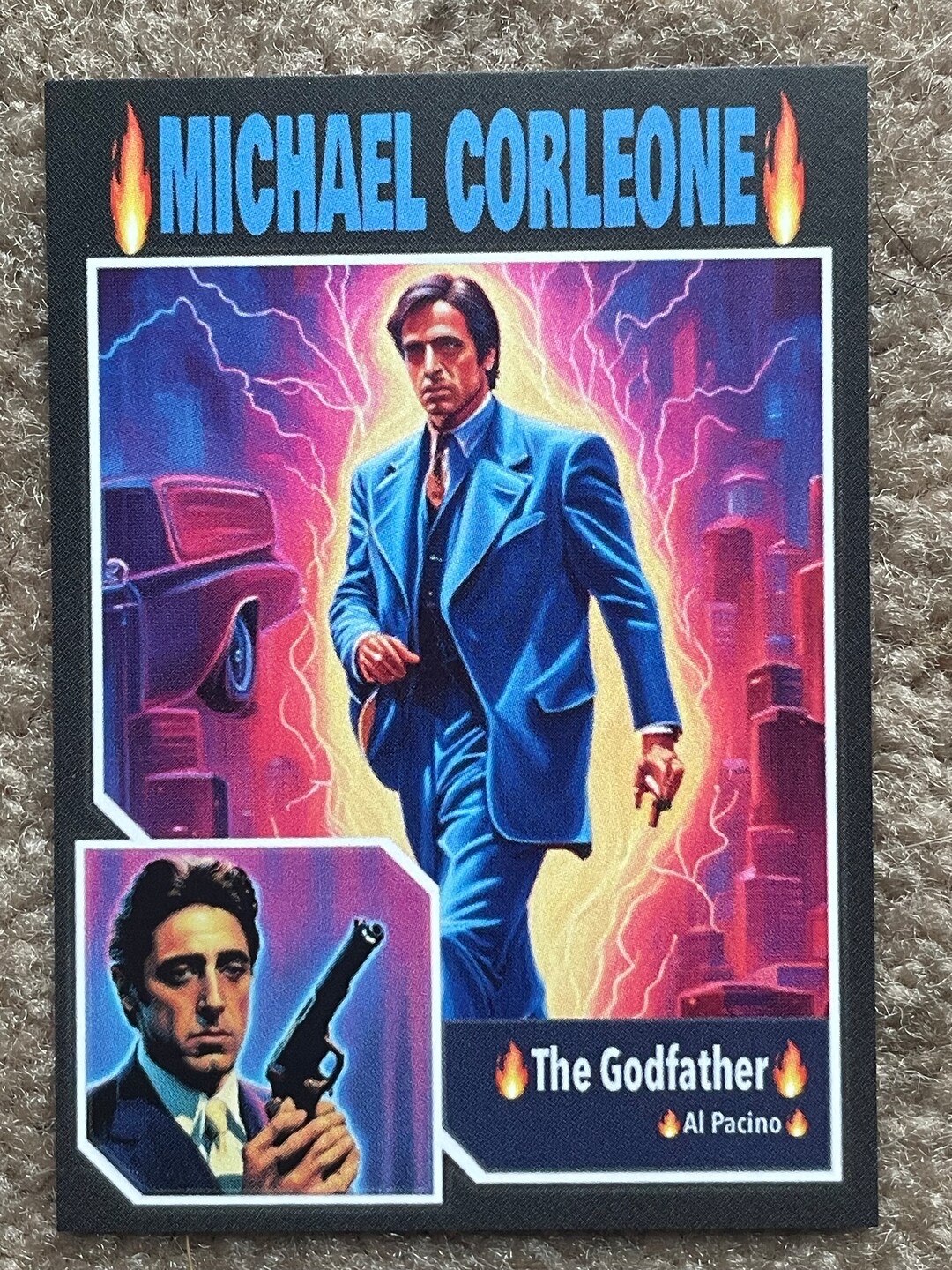 Only 50 the Godfather Al Pacino Custom Card - Etsy