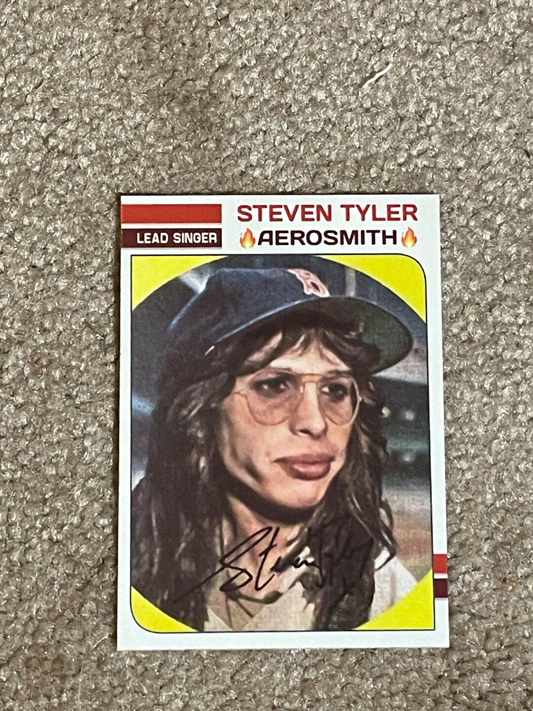 Only 50 Steven Tyler Custom Card Aerosmith - Etsy