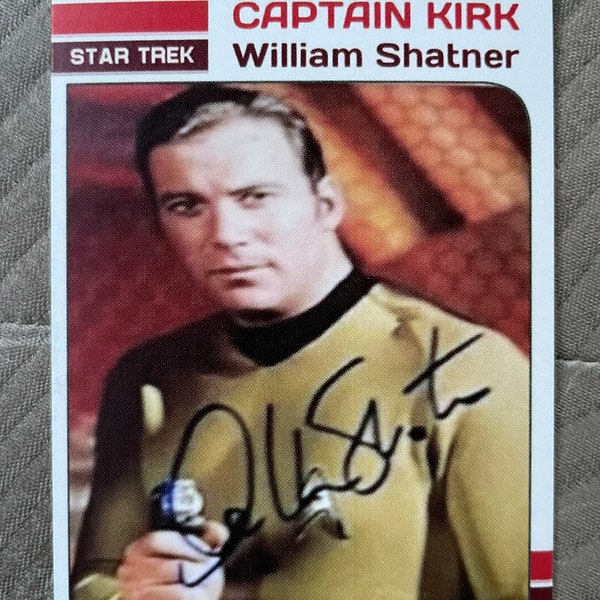 Star Trek Autograph Card - Etsy