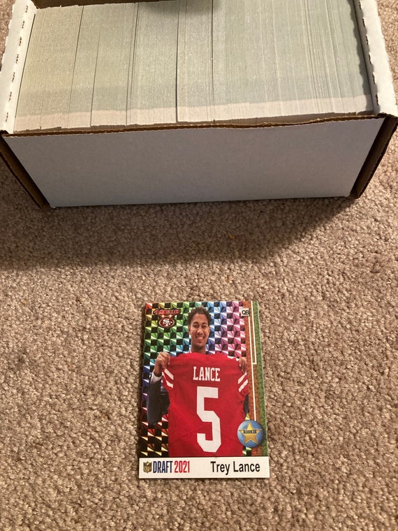 Art & Collectibles 2021 Trey Lance Star Custom Rookie Two Card Lot ...