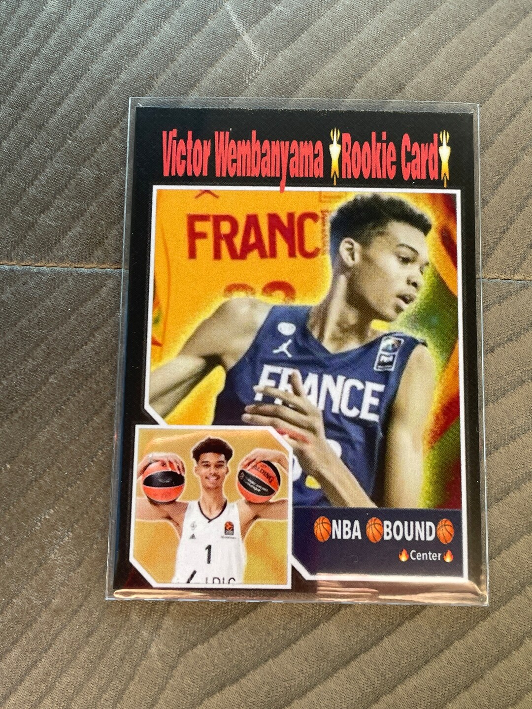 Only 50 Victor Wembanyama Custom Rookie NBA Bound France Hot - Etsy