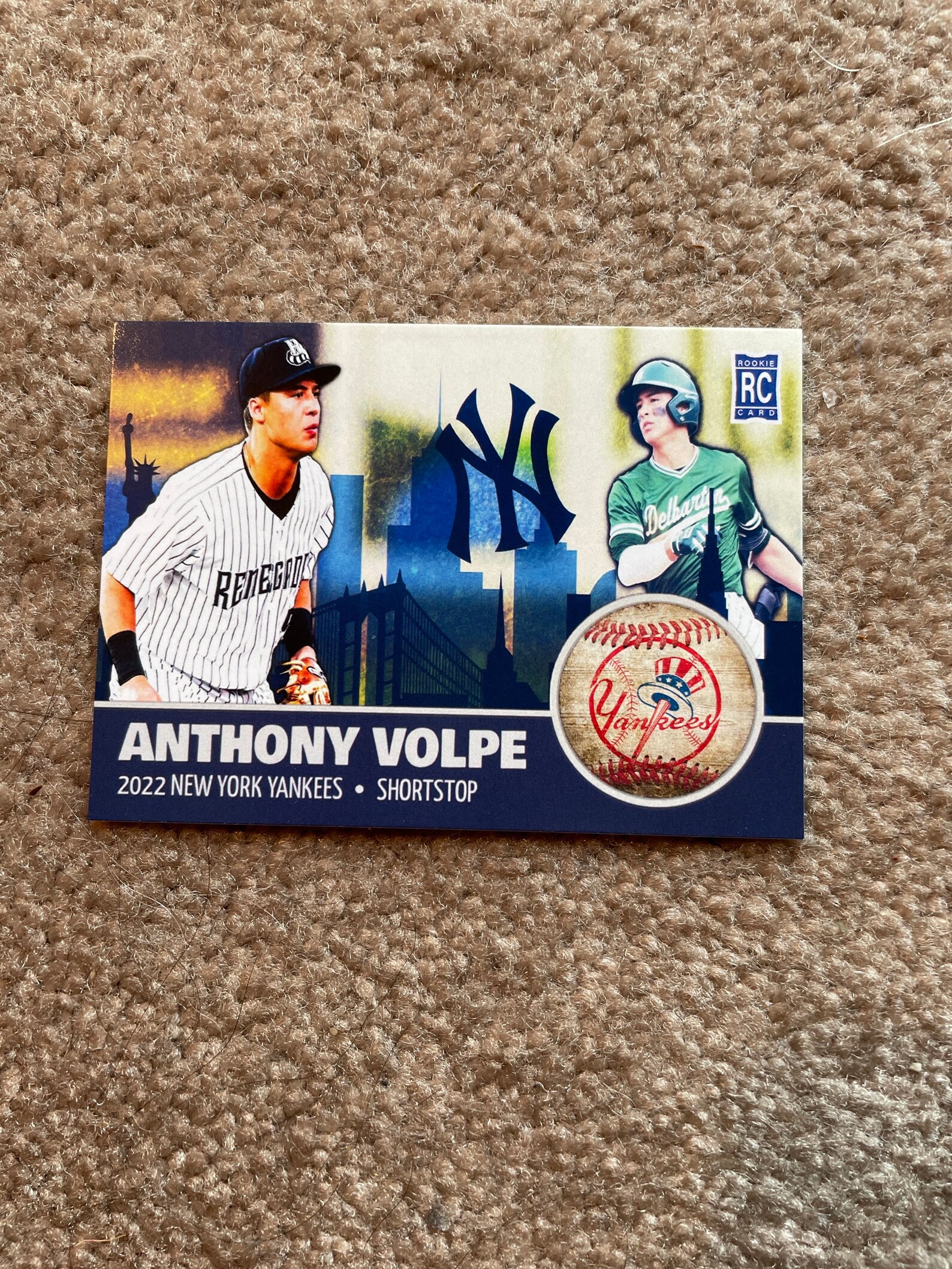 Anthony Volpe 50 Cards 2022 Very First Custom Rookie Card New | Etsy
