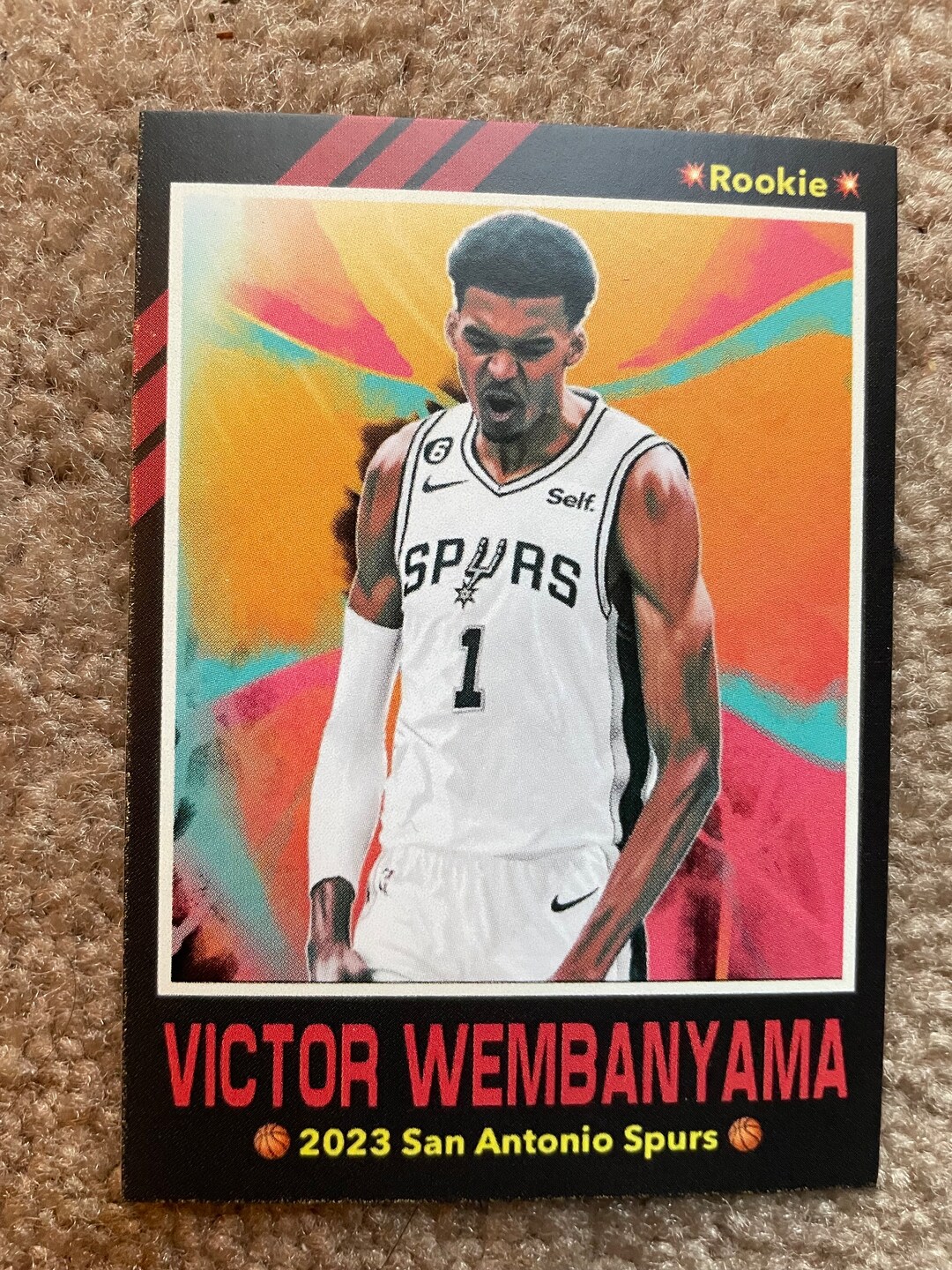 Only 50 Victor Wembanyama 2023 Custom Rookie Card San Antonio Spurs - Etsy