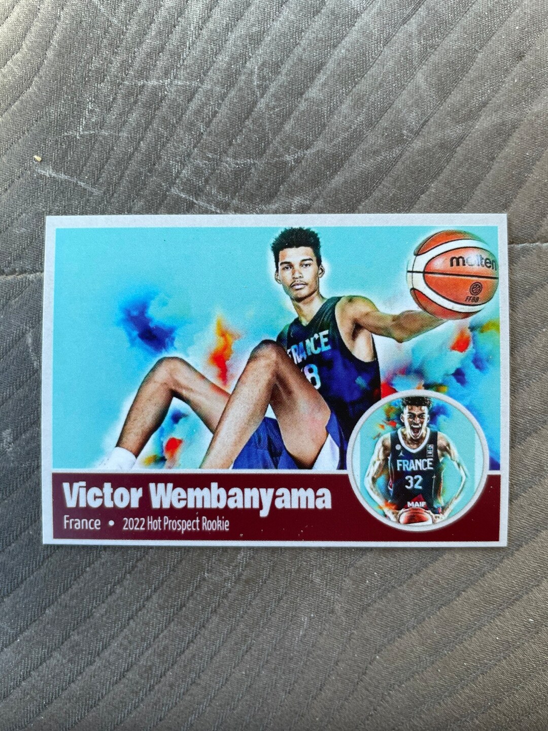 Only 50 Victor Wembanyama 2022 Custom Rookie Card France Hot - Etsy