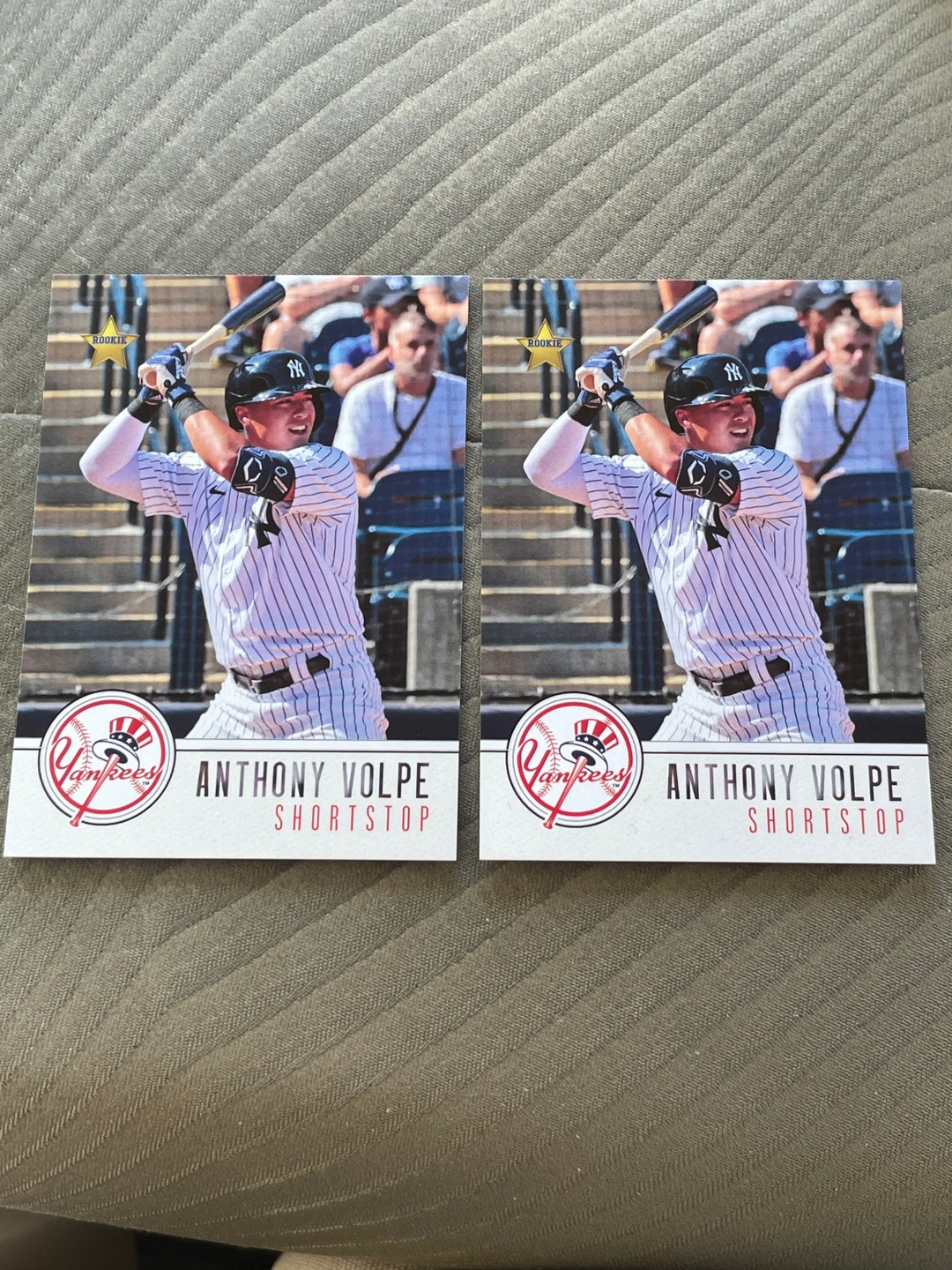 Anthony Volpe 2022 Hot Shots Prospects Two Card Custom Rookie Lot New York Yankees - Etsy