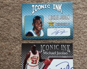 Michael Jordan Iconic Ink - Etsy