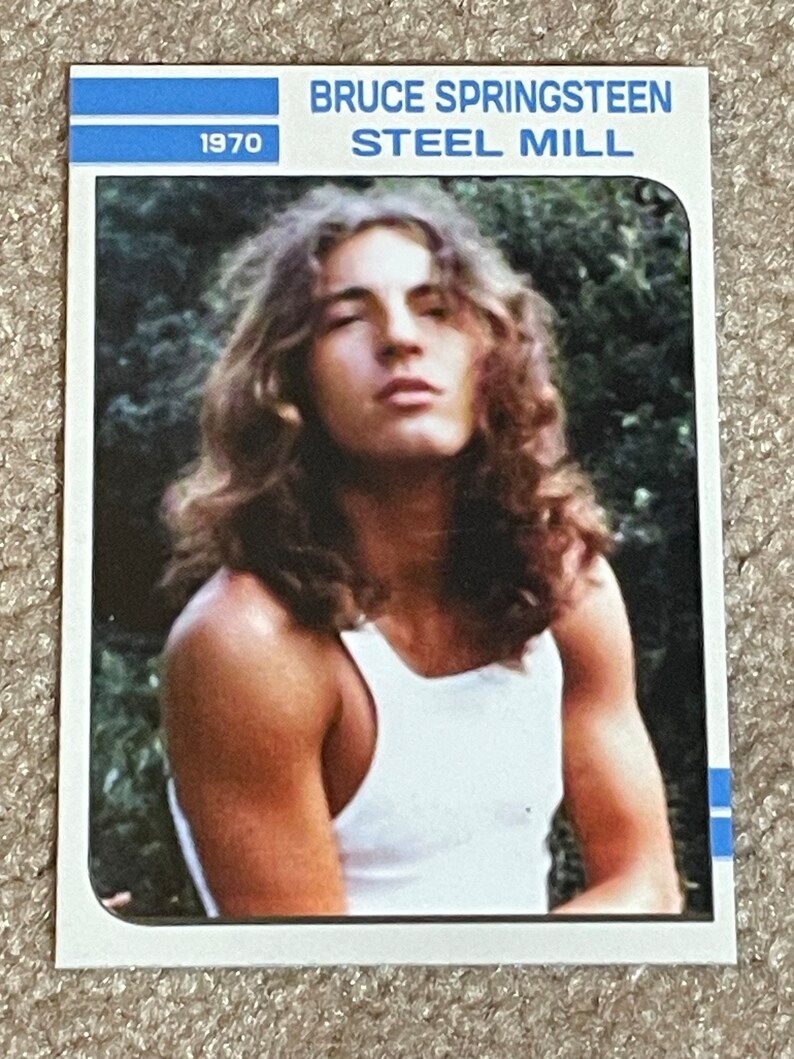 Only 50 Bruce Springsteen Custom Card steel Mill - Etsy