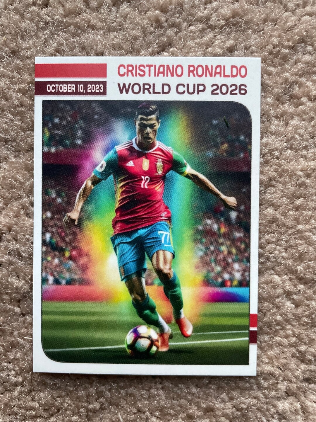 Only 50 Cristiano Ronaldo 2006 Rookie World Cup Customs Card - Etsy