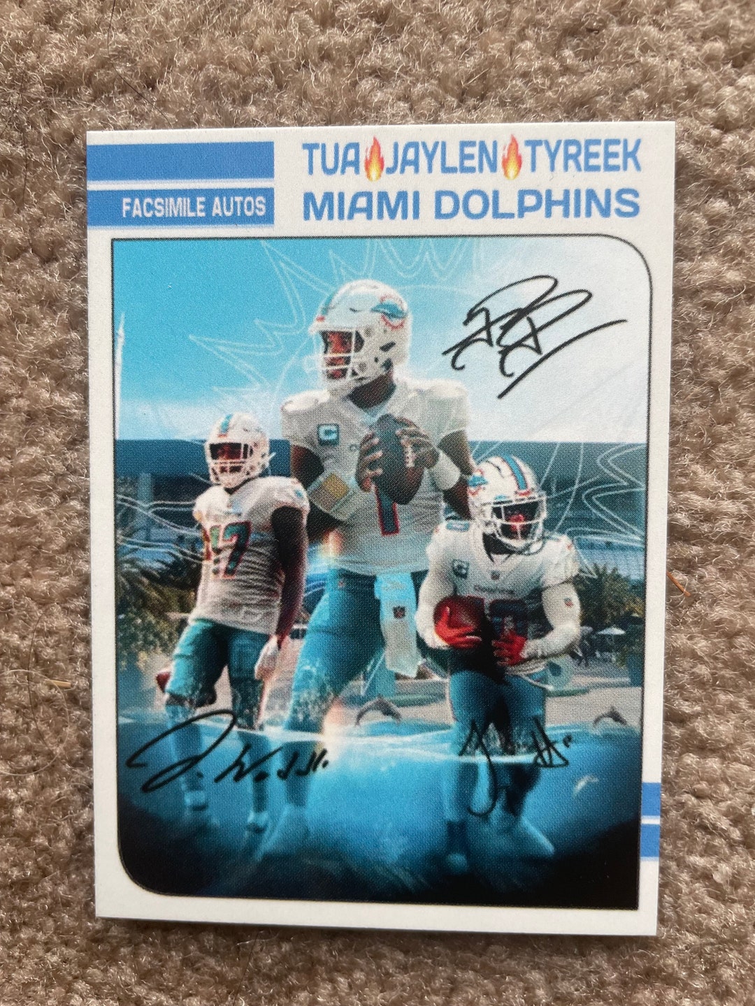 Only 50 Tua Tagovailoa 2920 Custom Rookie Facsimile Autograph - Etsy