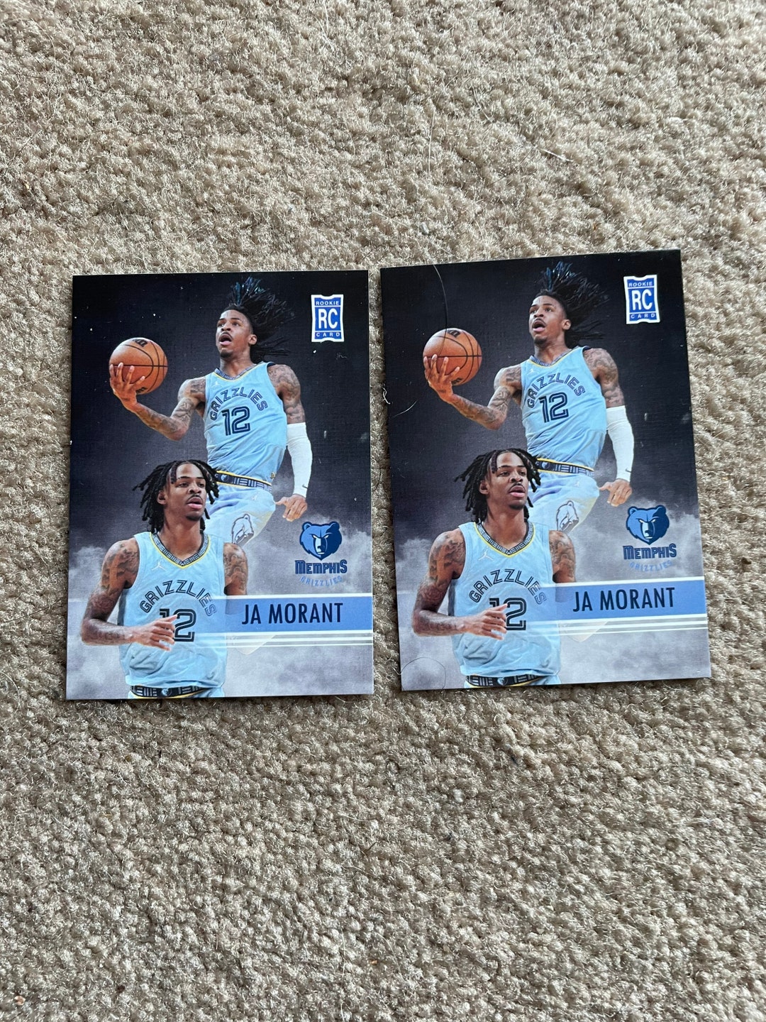Ja Morant 2019 Custom Two Card Rookie Lot Grizzlies - Etsy