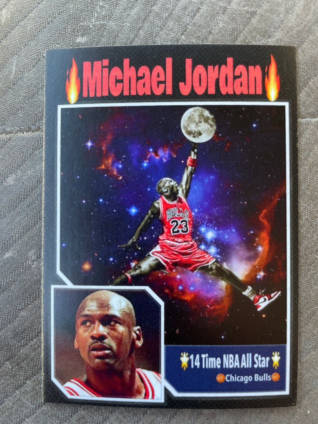 Only 50 Michael Jordan Custom Rookie 14 Time NBA All Star Card - Etsy
