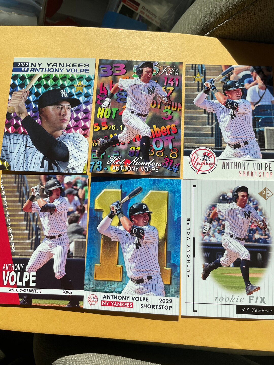 Anthony Volpe Six Card Custom Rookie Lot New York Yankees - Etsy