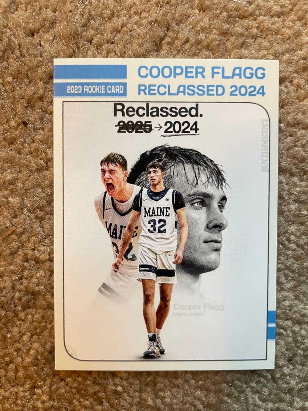Only 50 Cooper Flagg Custom Rookie Card Future Top Prospect - Etsy