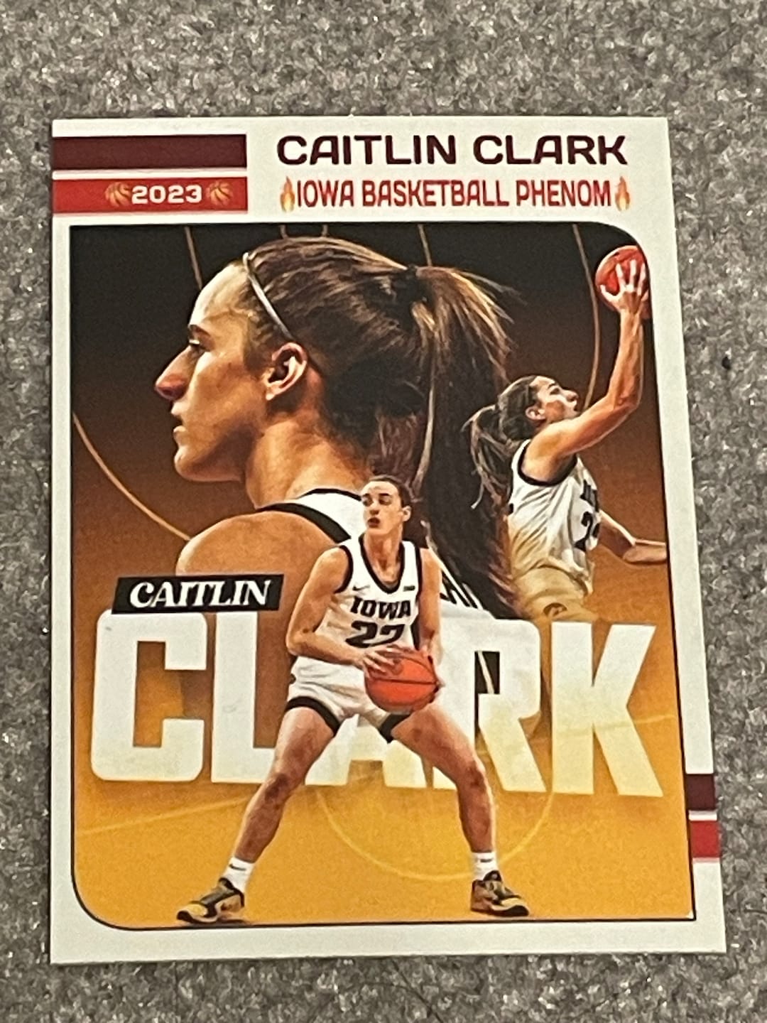 Caitlin Clark Custom Rookie College Card Basketball Superstar Only 50 ...