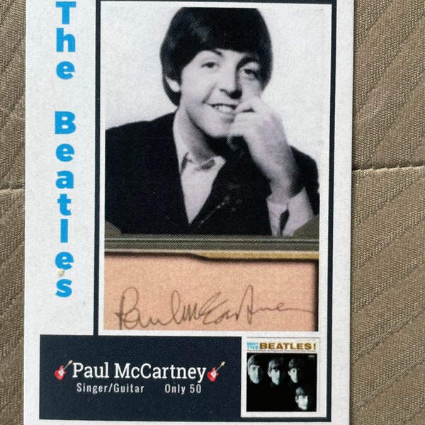 Paul Mccartney Autograph - Etsy