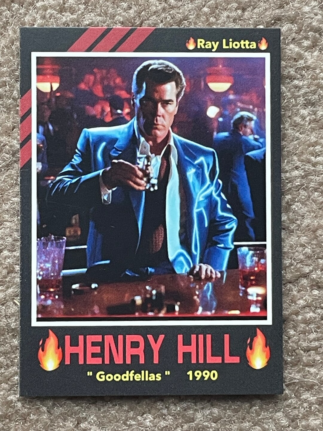 Goodfellas Ray Liotta Henry Custom Card Only 50 Made Limited Edition - Etsy