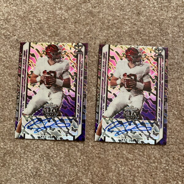 Mac Jones Rookie Card - Etsy