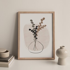 Boho Printable Wall Art Neutral Wall Art Modern Art Print - Etsy