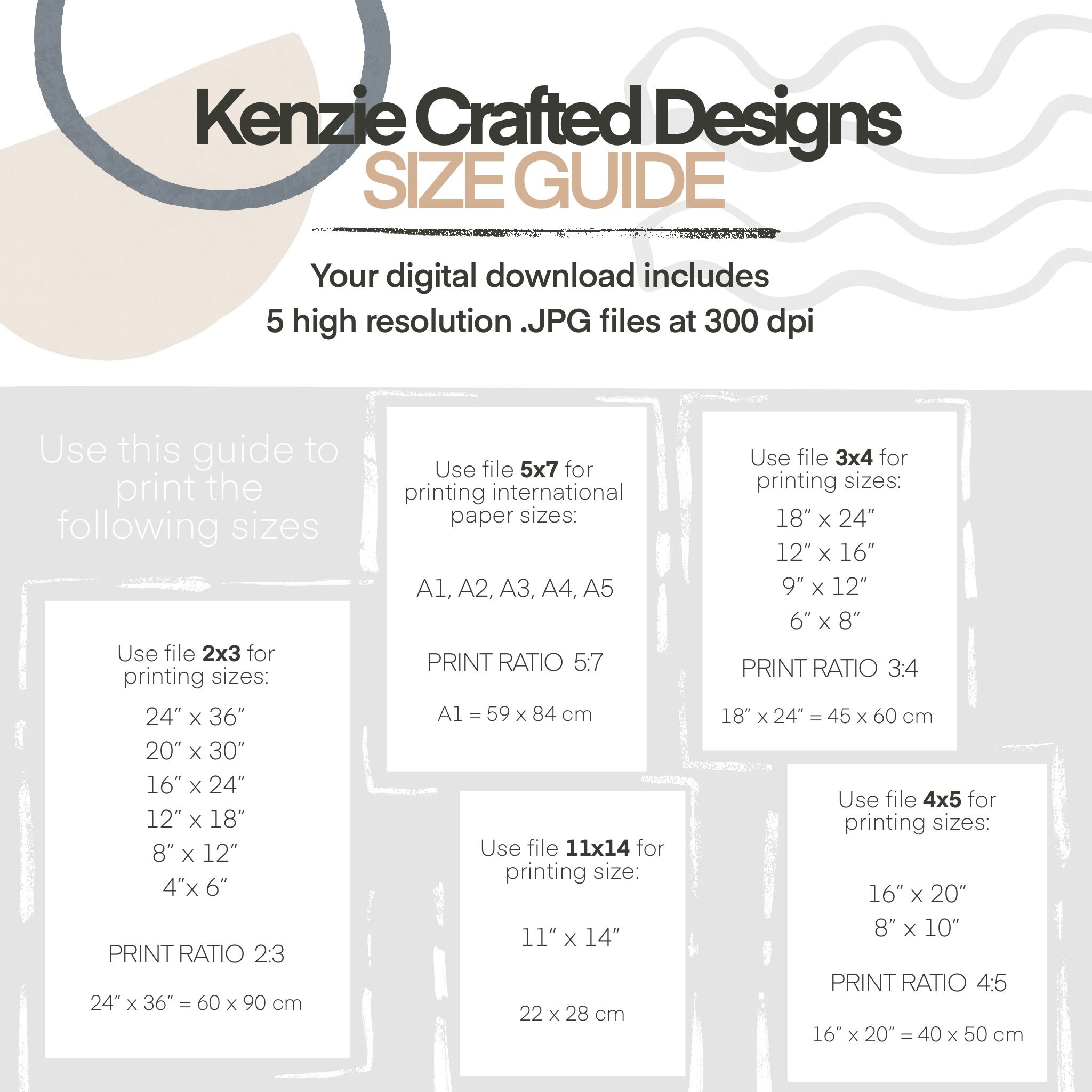 Abstract Printable Wall Art Instant Download Boho Printable | Etsy