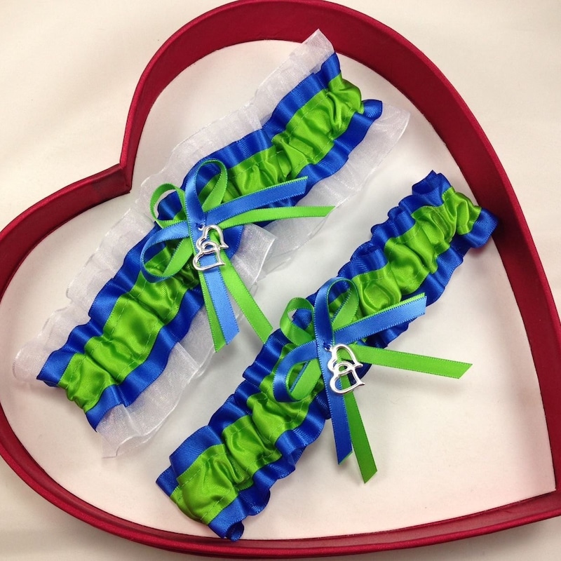 Lime Green Garter - Etsy