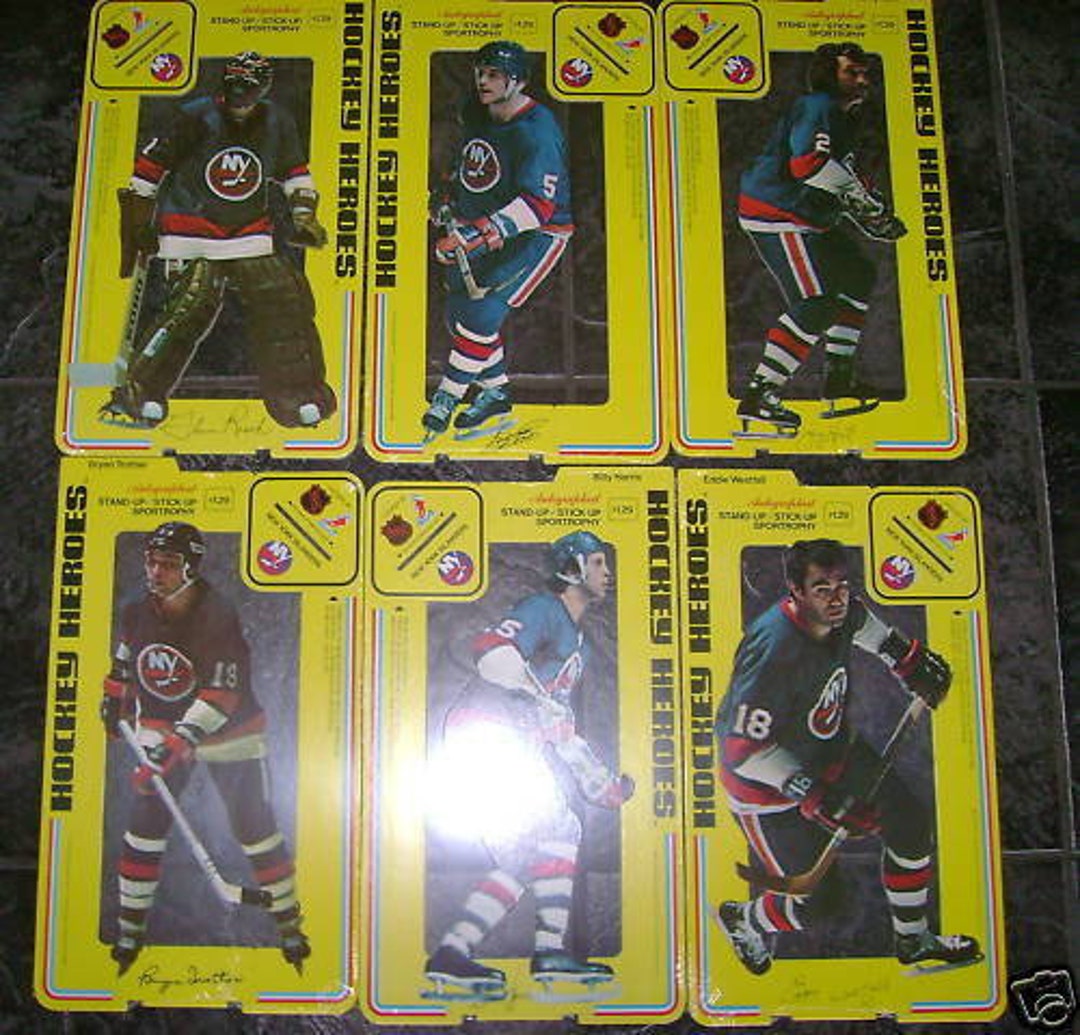 1975 Hockey Heroes Set of 6 New York Islanders in Original Issue ...