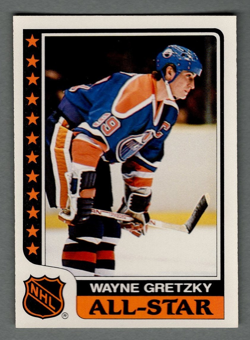 1986-87 Topps 3 Wayne Gretzky All-Star Insert Sticker | Etsy