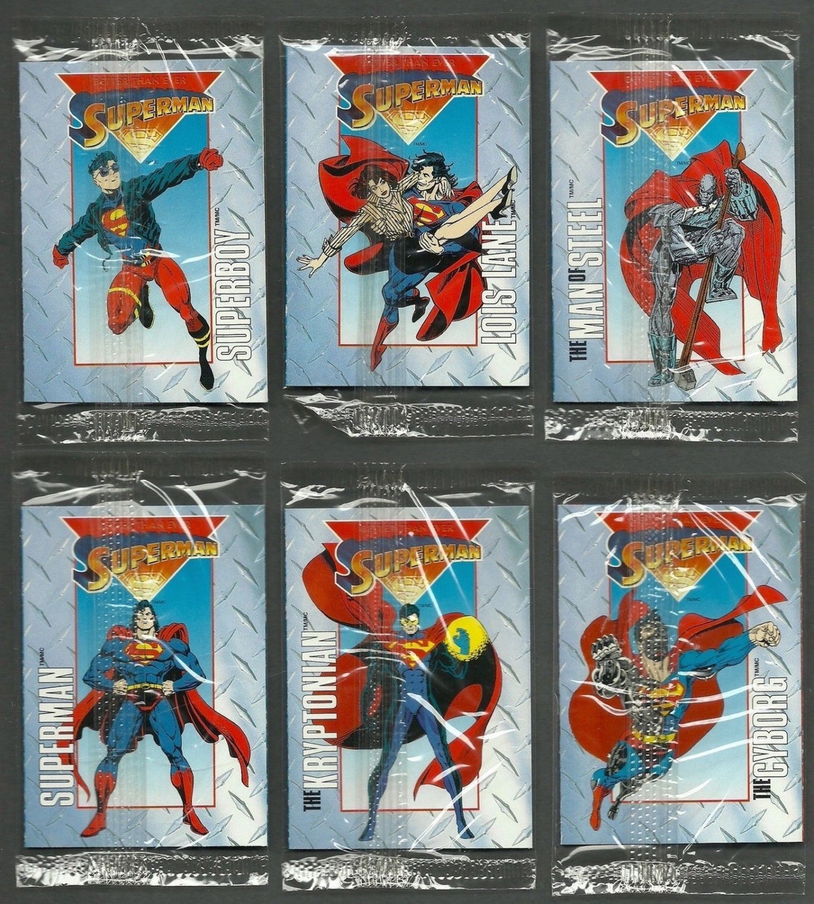 1994 Kellogg's Canada Superman Set of 6 Inserts Mint - Etsy