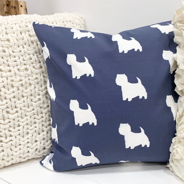 Westie Pillow - Etsy