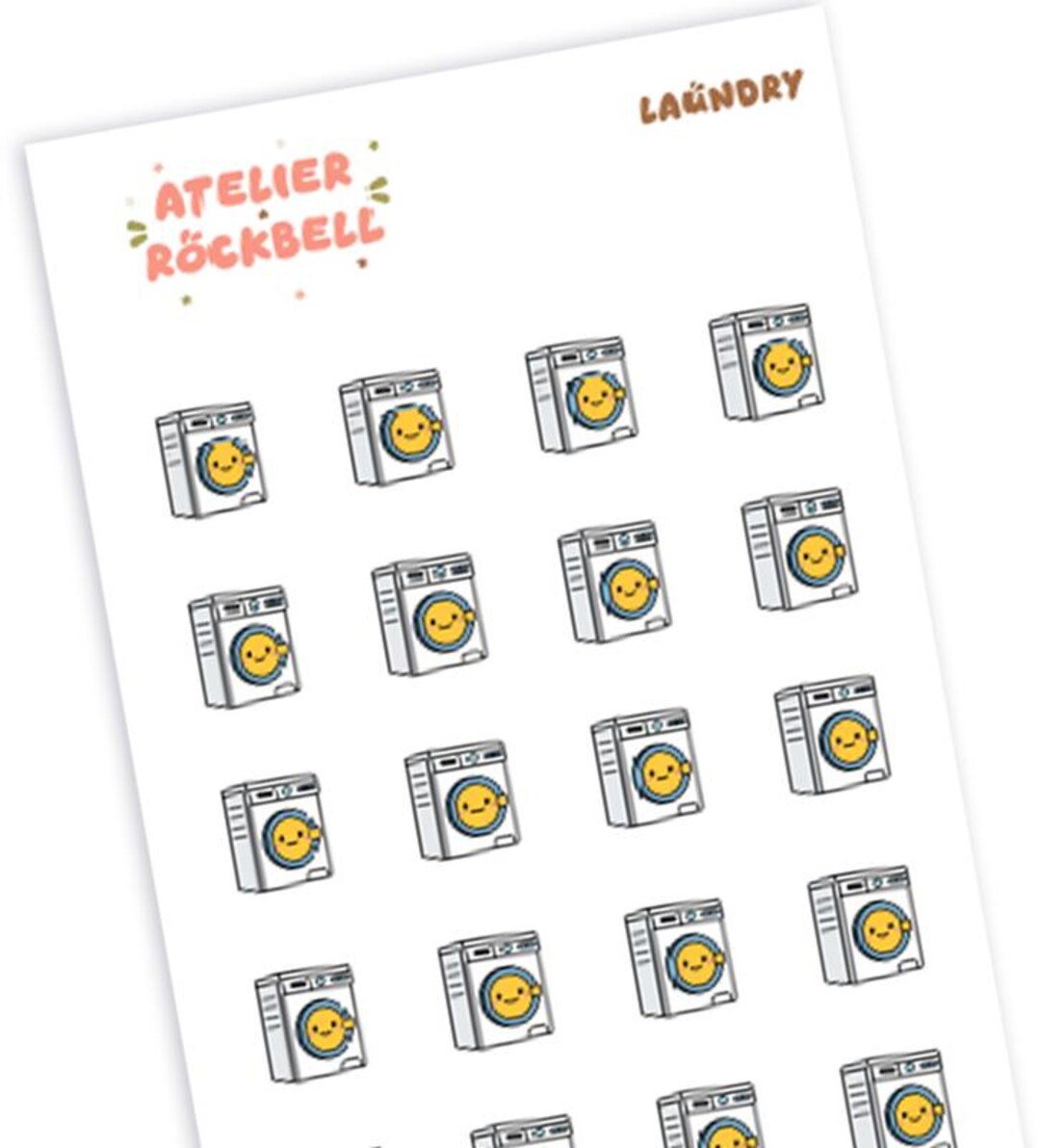 Laundry Sticker for Planners/ Journals/ Bullet Journal/ Bujo ...