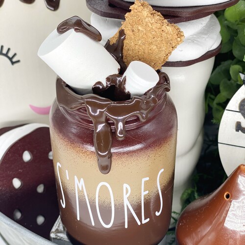 S'mores Book Stack Wooden Book Bundle Spread S'more | Etsy