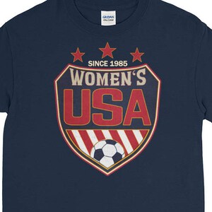 USA Women Shield - Womens Soccer Long Sleeve Shirt to Support the Best ...