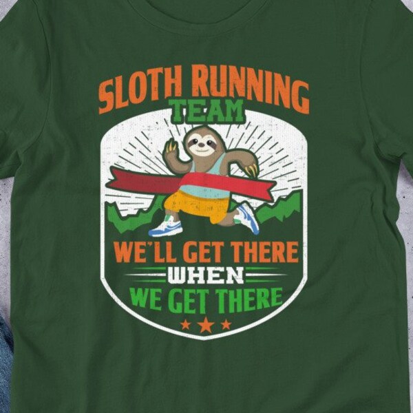 Sloth Running Team - Etsy