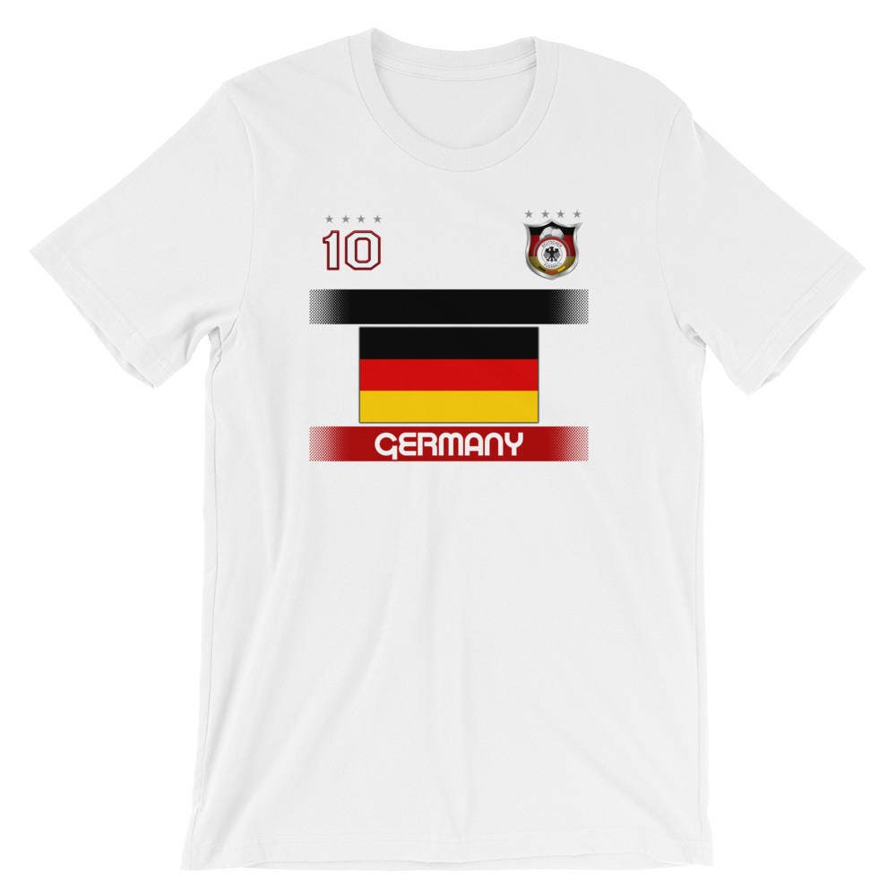 Germany Soccer Jersey With Flag / Original National Soccer Logo Fan ...