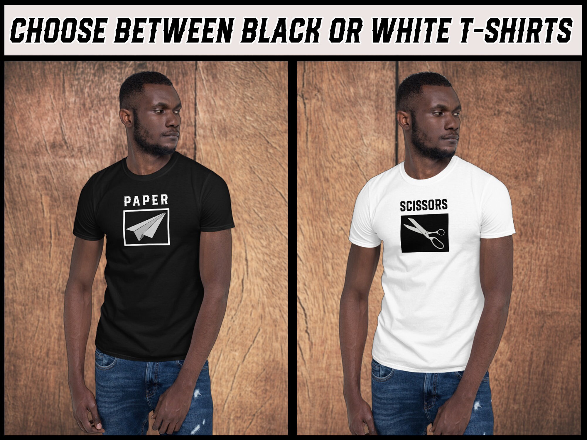 Rock Paper Scissors T-shirts Matching Halloween Group Costume - Etsy