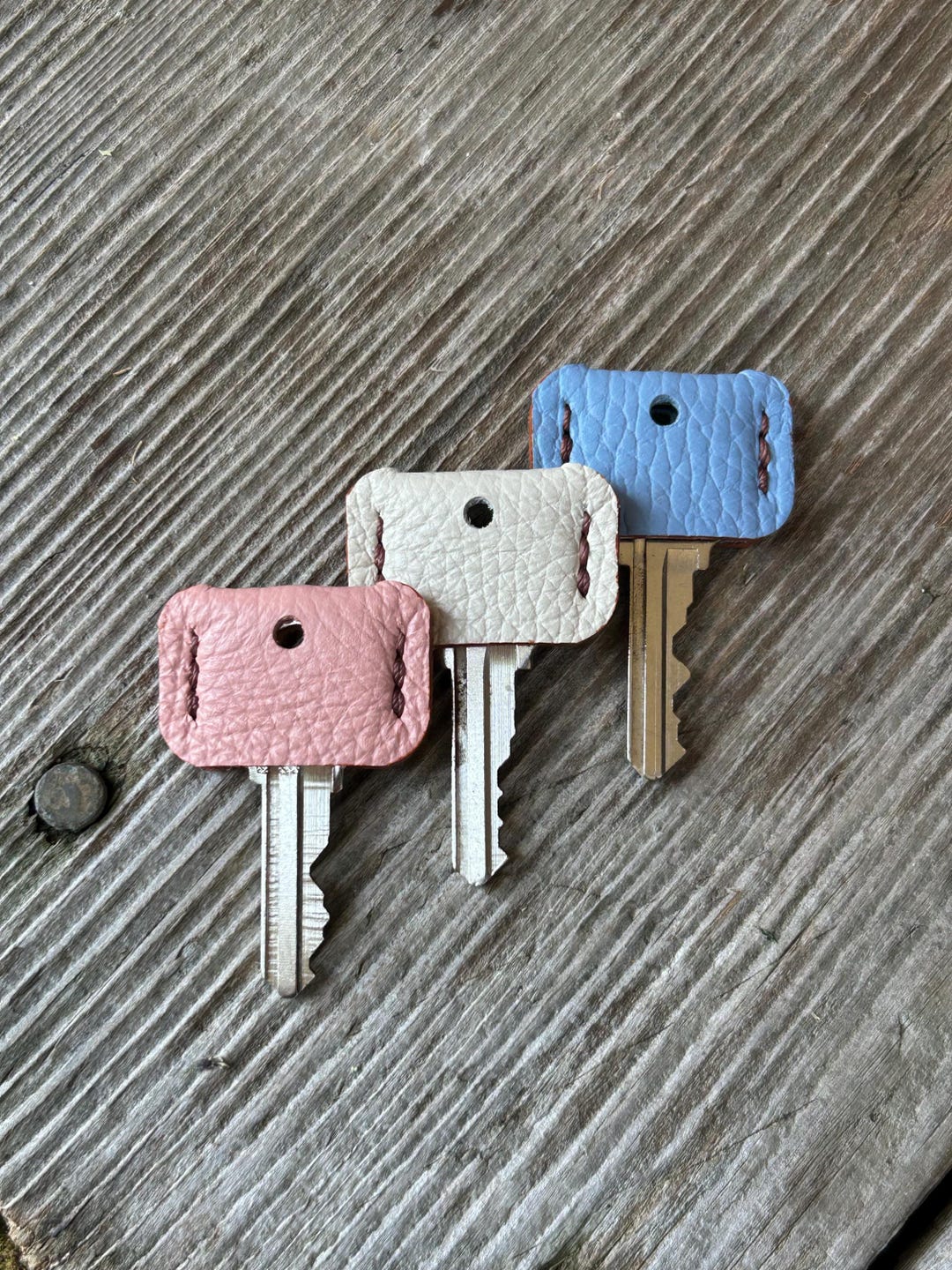 Leather Key Cover - Etsy
