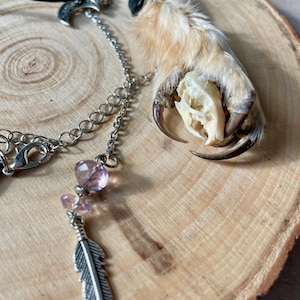 Long Eared Owl Paw With a Skull of Field Mouse - Etsy