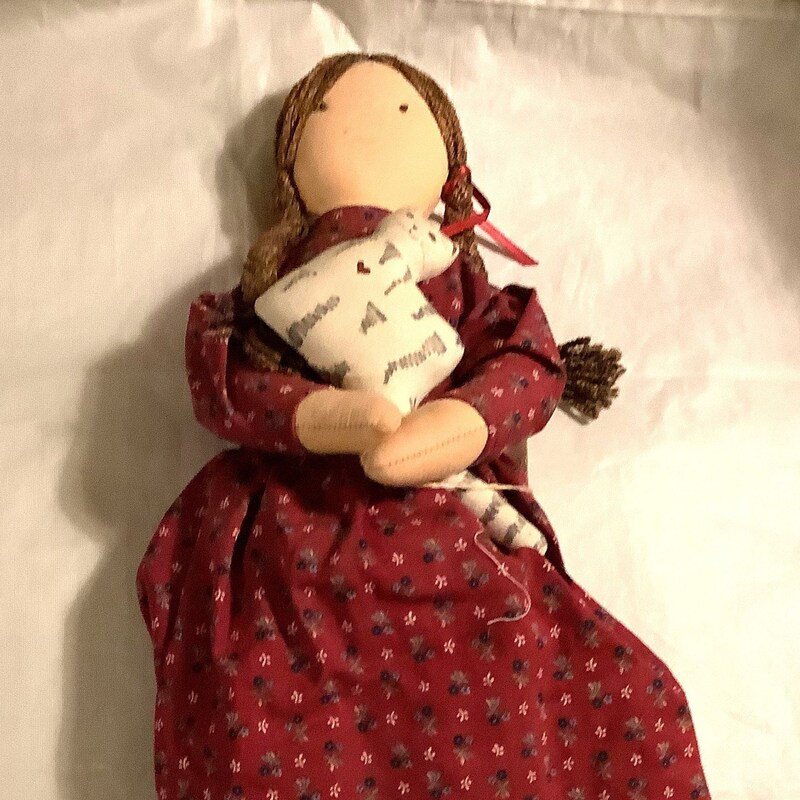 Girl Holding Doll - Etsy