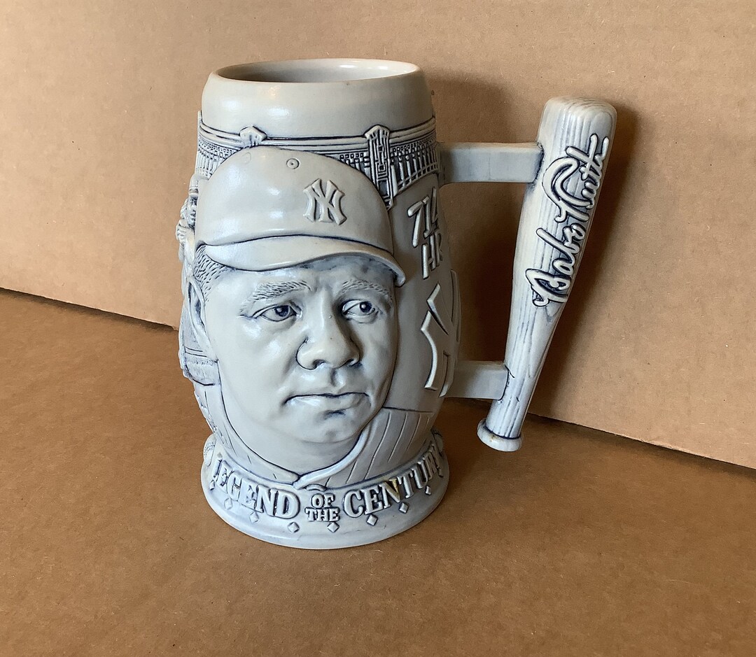 Vintage 1999 Babe Ruth "legend of the Century" Collector's Beer Tankard ...