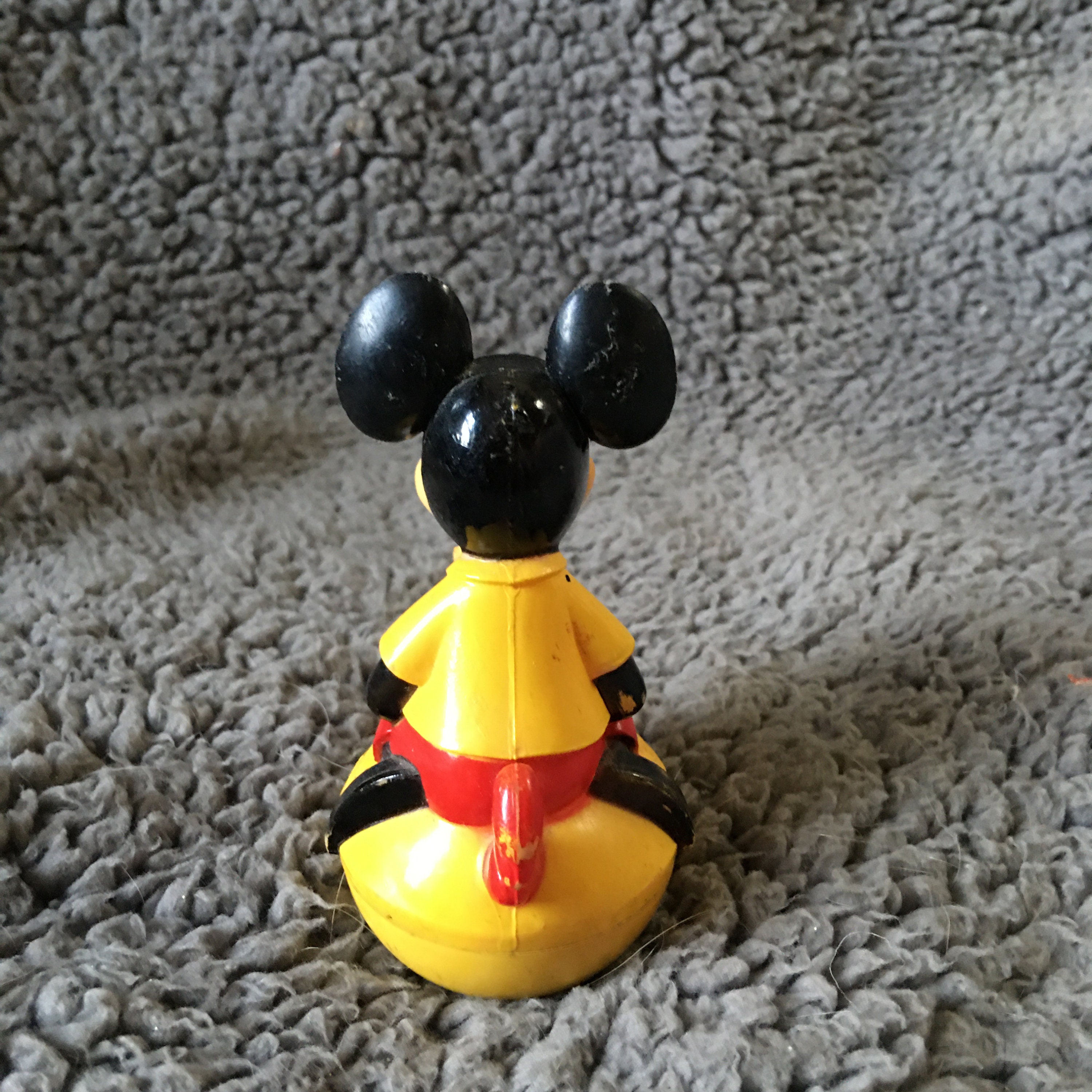 Vintage Roly Poly Mickey Mouse Made in Hong Kong Gabriel Rocking Horse ...