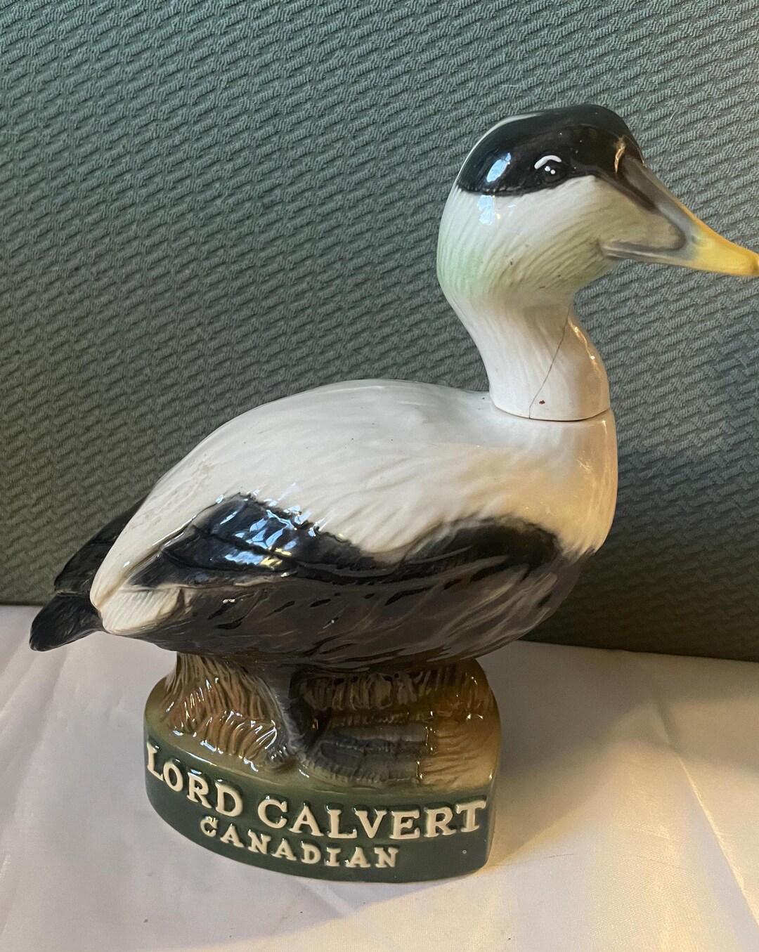 Vintage 1980 Lord Calvert Canadian Common Eider Duck Collectible ...