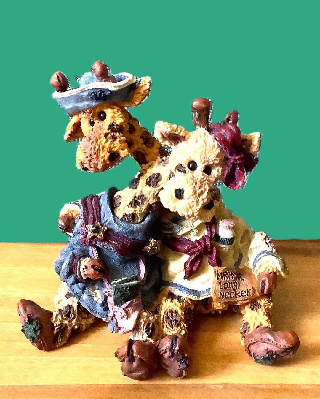 Boyds Bears Bearstone Stretch and Skye Longnecker "the Lookouts" #2428 ...