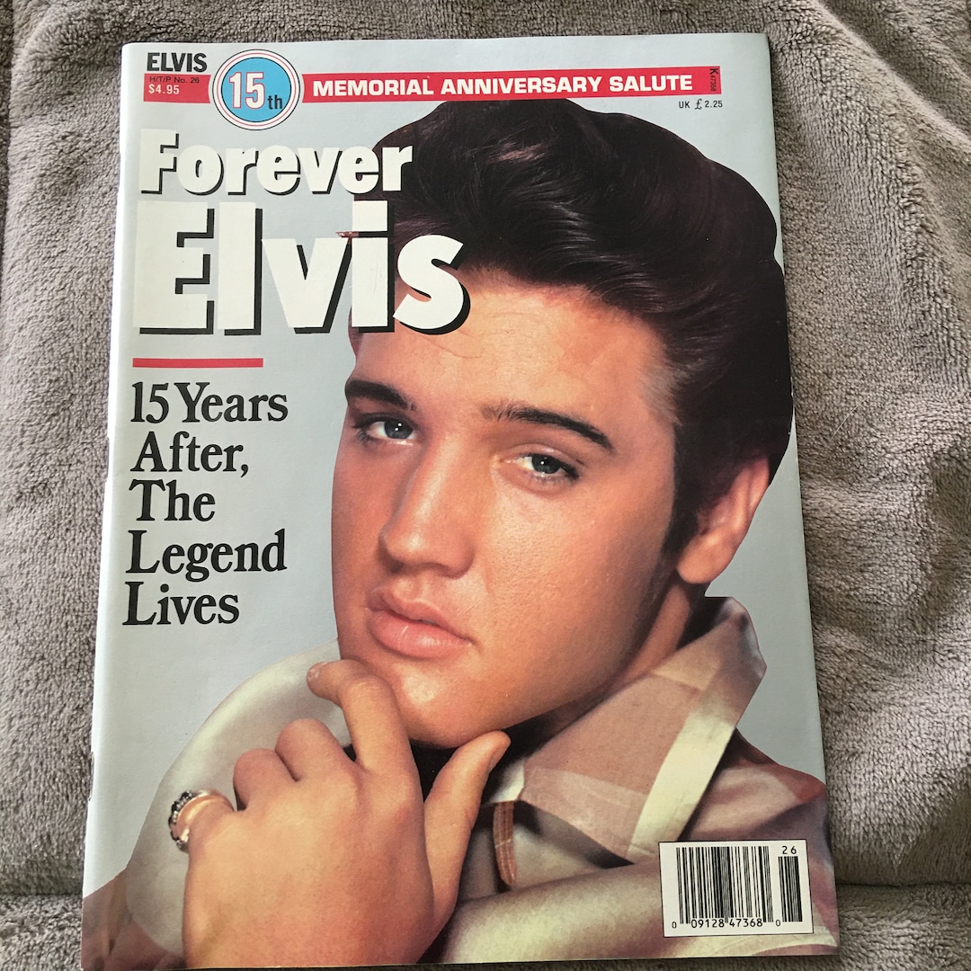 Vintage 1992 Forever Elvis 15th Memorial Anniversary Salute Magazine - Etsy