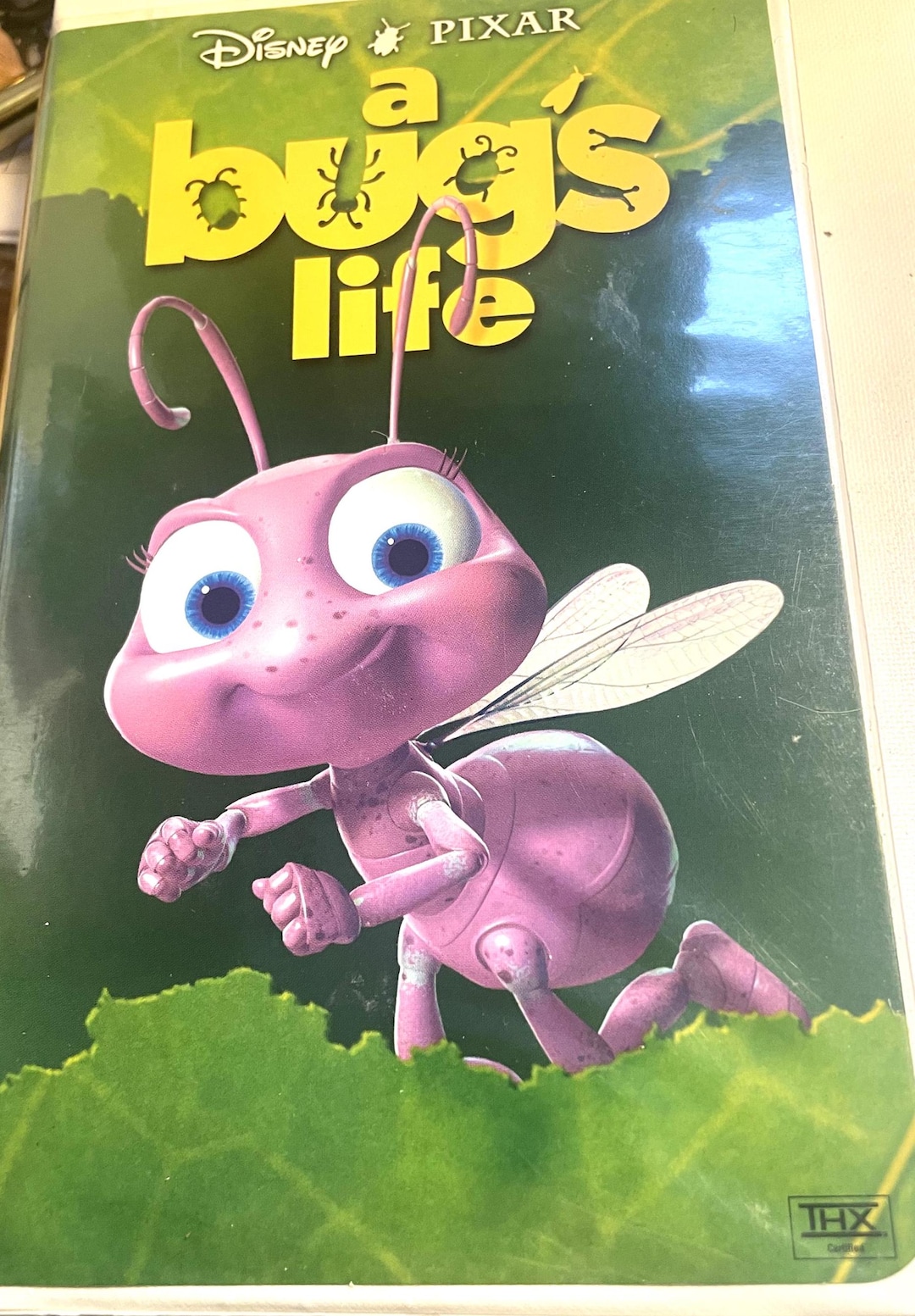 Disney's Pixar A Bug's Life VHS - Dot, Purple Bug Cover - Etsy