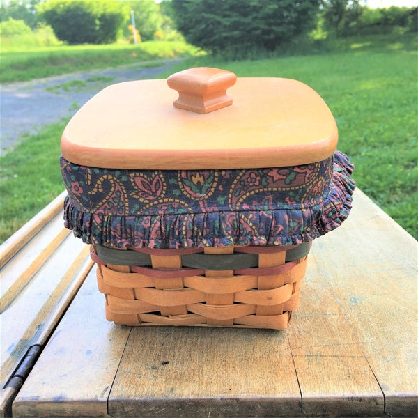 Longaberger Slanted Basket - Etsy